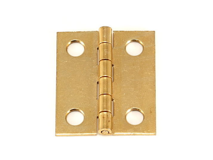 Brass Plated Hinge - 1 x 3/4 - Pair [HG-0800] - $0.80 : Wooden Bits and ...